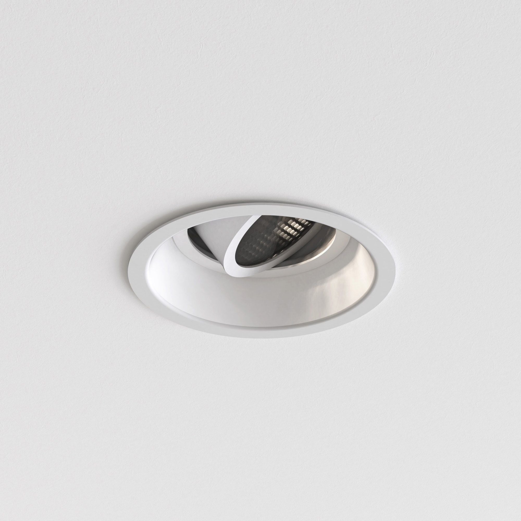 Astro 1249040 Minima Slimline Round Adjustable Downlight Matt White ...