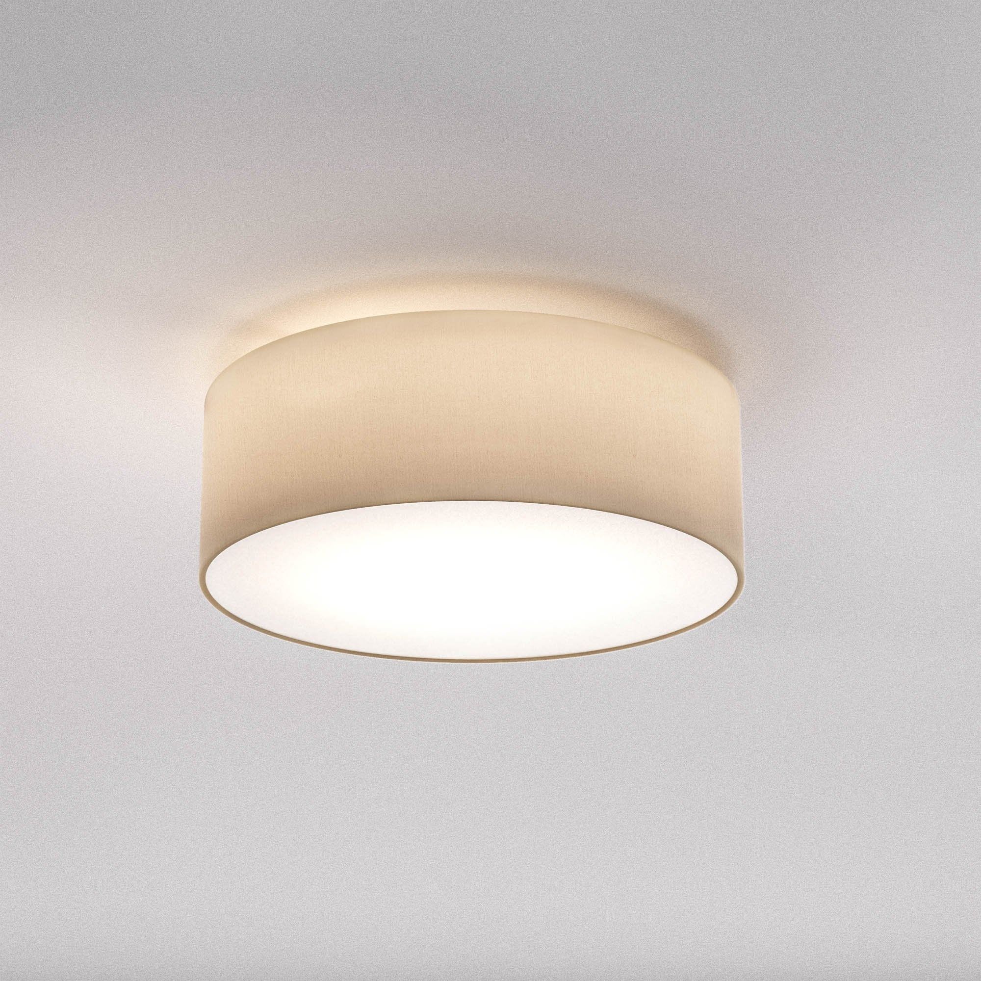 Astro 1421002 Cambria 380 Flush Ceiling Light Putty Fabric – Solihull ...