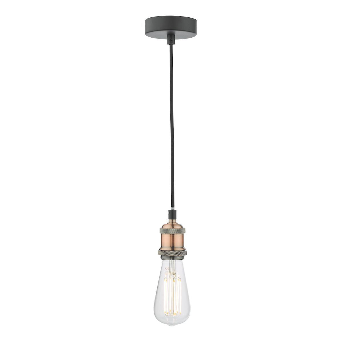 Dar WAC0164 | E27 Suspension Light | Antique Copper Finish – Solihull ...